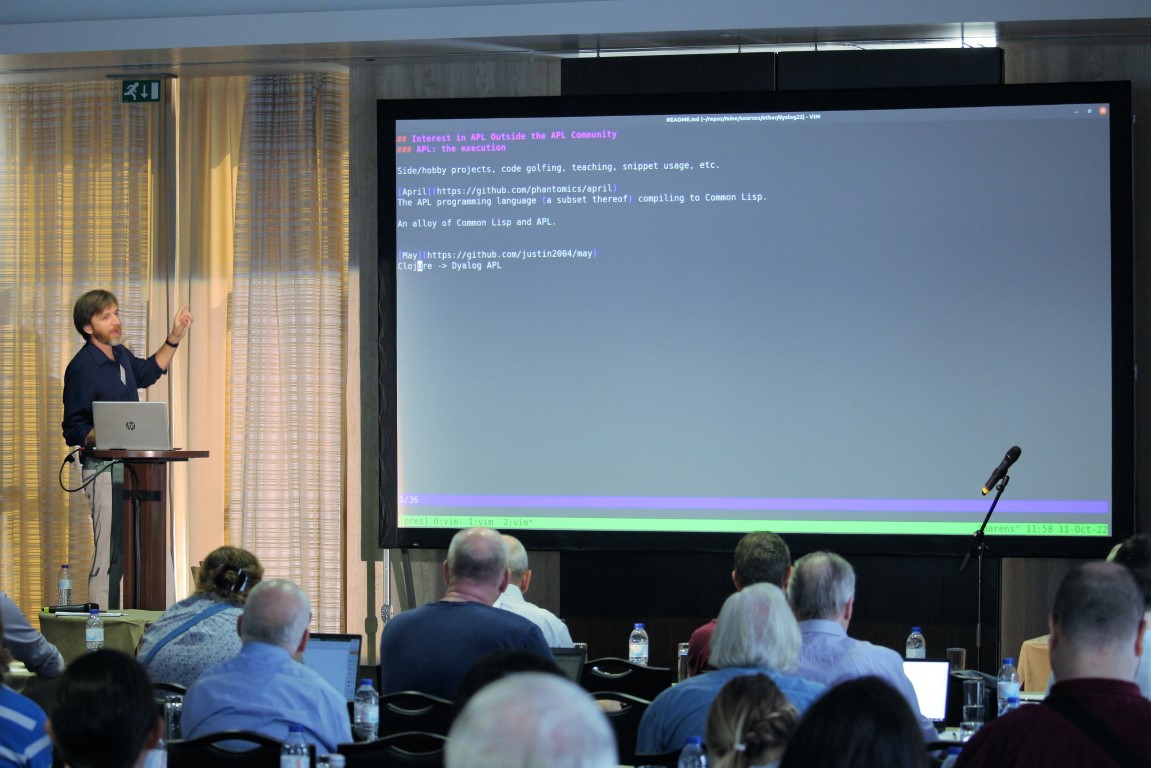 Dyalog ’22 Day 3: Automation, architecture and performance | Dyalog Blog